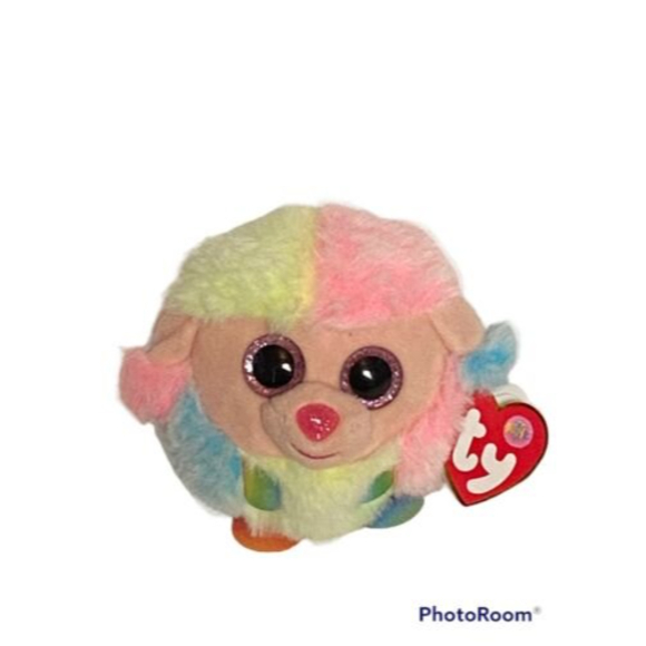 Ty | Toys | Ty Puffies Rainbow Multicolor Poodle 3 Inch Tall Stuffed ...